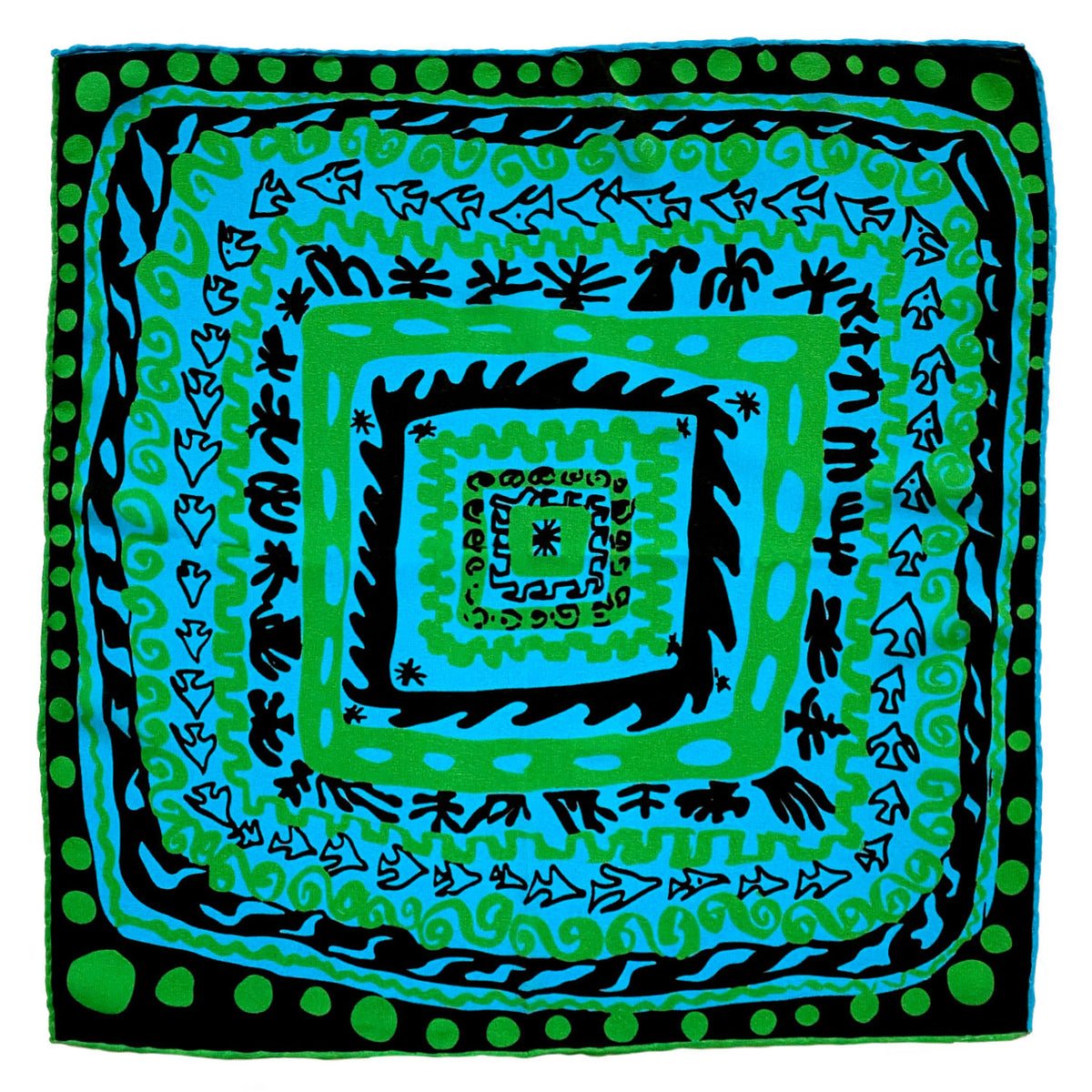 PACIFIC STATE AZUR SILK BANDANA – LAR Studio